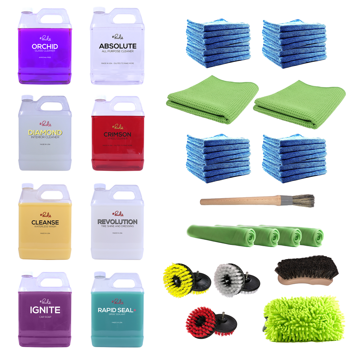 Mega Detailing Starter Kit (Half Gallons) – SudzBox Co.